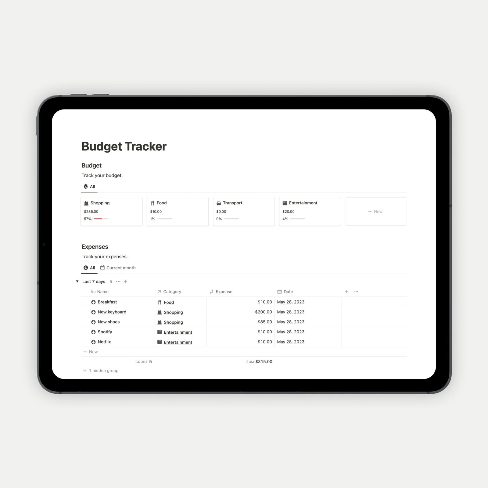 Notion Budget Tracker Notionway
